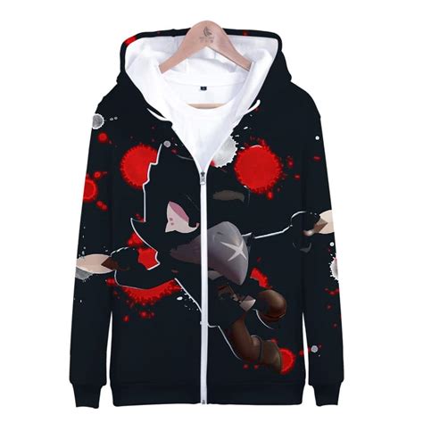 Brawl Stars Crow Zipper Up Sweatshirt Hoodie Brawler Stars
