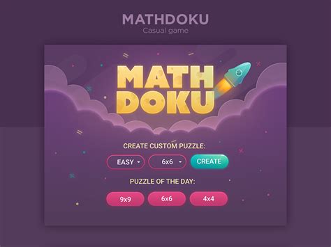 mathdoku game by kseniia barvinko on dribbble
