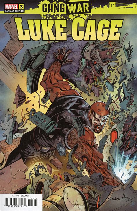 Luke Cage Gang War 3 Cover B Variant Sergio Davila Connecting Cover