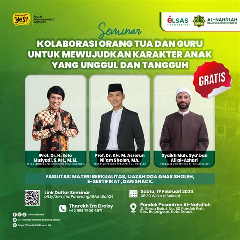 Seminar Ilmiah Dan Open House 2024 Al Nahdlah IBS