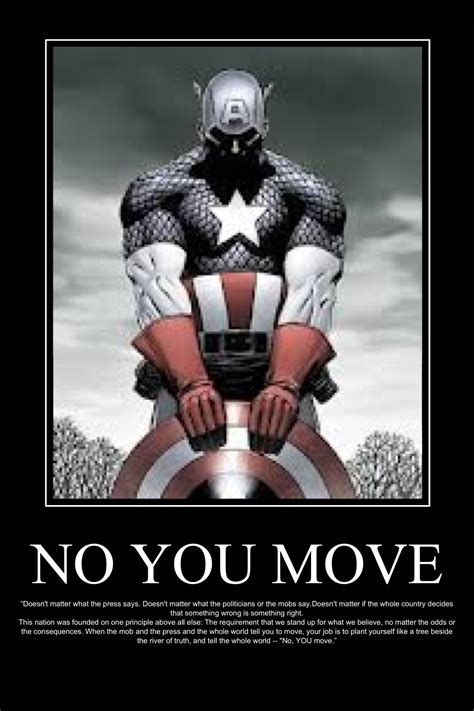 No You Move Captain America Mark Twain Quotes About Moving On