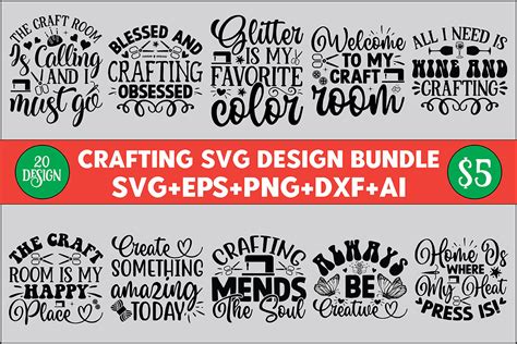 Crafting Svg Bundlecrafting Designs Graphic By Creativelab19 · Creative Fabrica