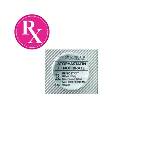 Fenostat 20mg 160mg Tablet By 1s