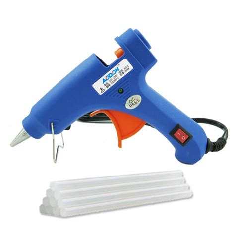 Pistol De Lipici Fierbinte 20w Albastru Emagro