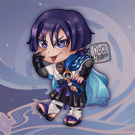 Chibi Wanderer R Scaramouchemains