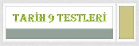Tarih ve Zaman Test Sosyal Bilgiler Sosyalciniz Zeki DOĞAN