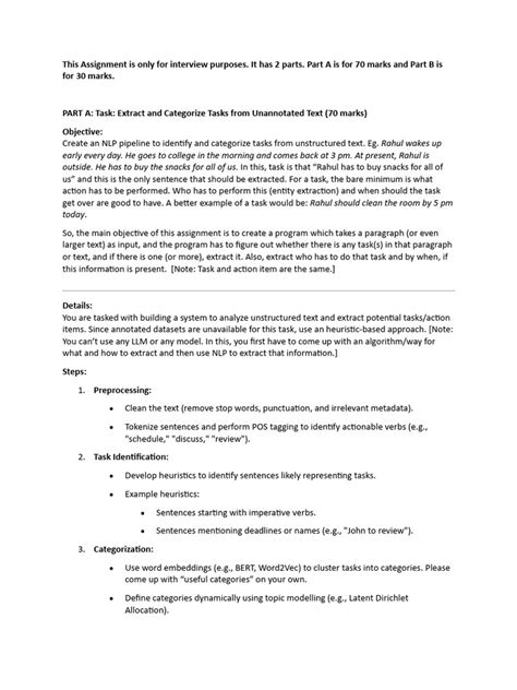 Vijayi Wfh Tech Assignment Ai Internship Jan 2025 Pdf Applied Mathematics Computing