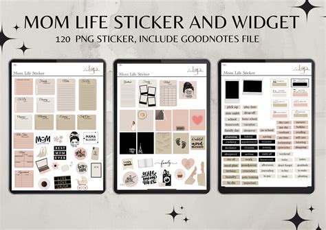 Mom Digital Sticker Mom Life Sticker Mom Life Widget Mom Sticker For