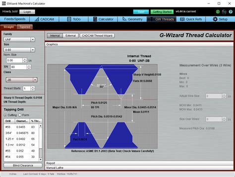 G Wizard Calculator User Guide Getting Started
