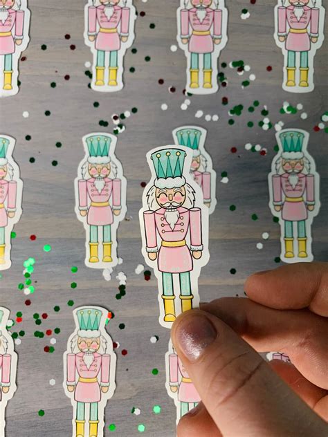 Nutcracker Sticker Cute Nutcracker Christmas Stickers Etsy