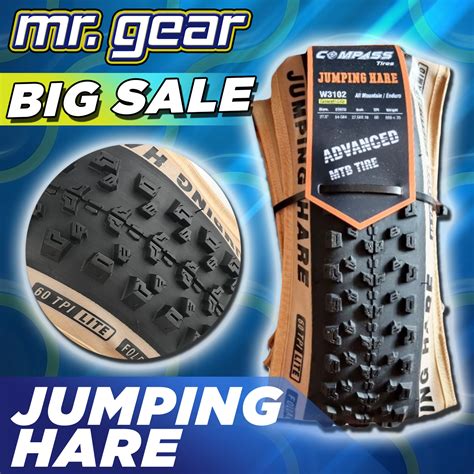 Compass Jumping Hare Folding Tire 29 Mtb Gravel Bike Skinwall Tanwall