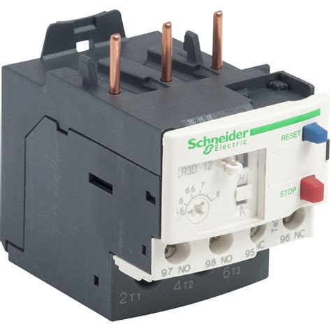 Schneider Electric Lr3d12 Bimetallic Overload Relay 600v 8a Iec Tesys