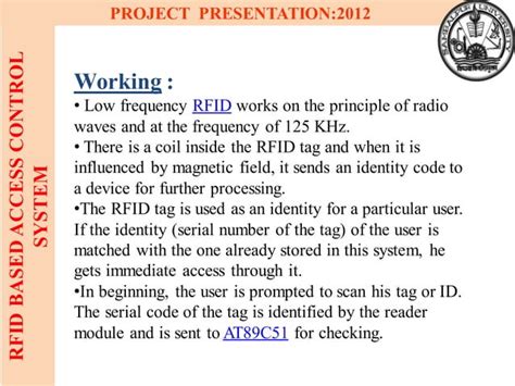 Rfid Based Access Control System