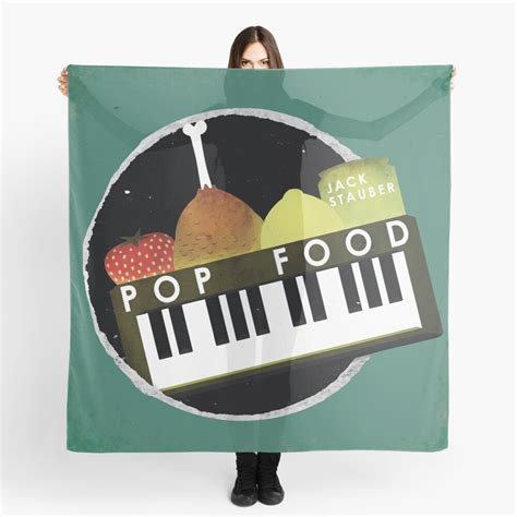 Jack Stauber Pop Food Album Cover Scarf For Sale By Freshfroot