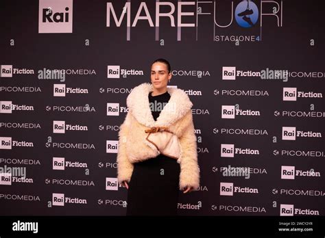 Naples Italy 17th Jan 2024 Clara Soccini Attends The Serial Tv