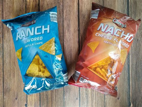 Clancys Cheese Flavored Tortilla Chips Clancys Ranch Flavored