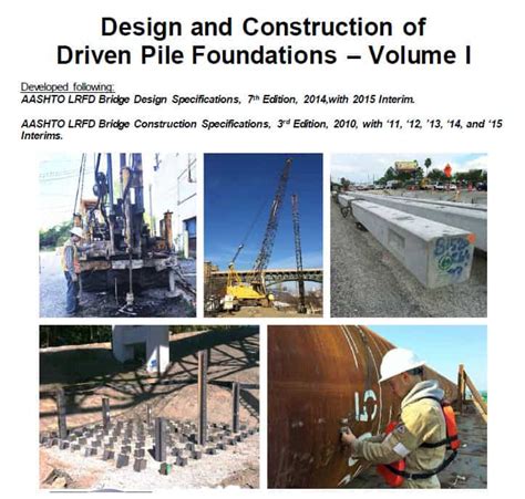 Design And Construction Of Driven Pile Foundations Construction Files
