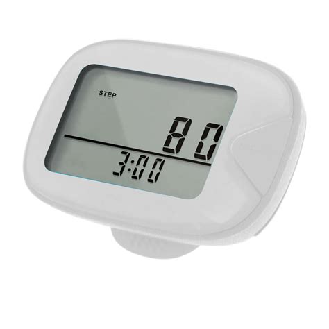 자동만보기 만보기시계 디스플레이 및 클립 클립이있는 워킹 스텝 카운터 용 보수계 피트니스 트래커 휴대용 티몬