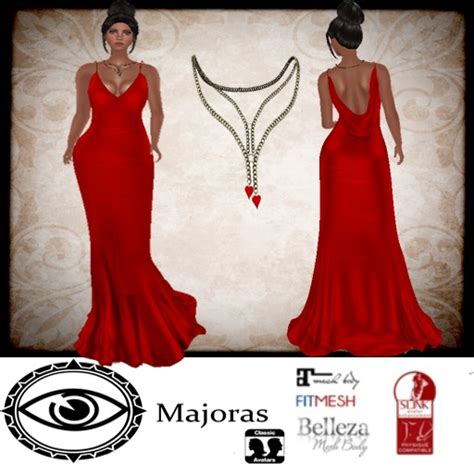 Second Life Marketplace Majoras Passion Gown