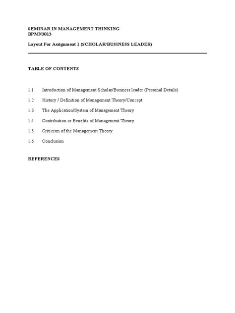 Layout Assignment Scholar Pdf Career And Growth Business