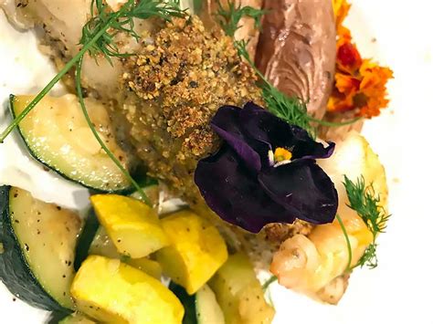 Pistachio Crusted Sea Bass With Crabmeat Stuffing Wildside Adventures
