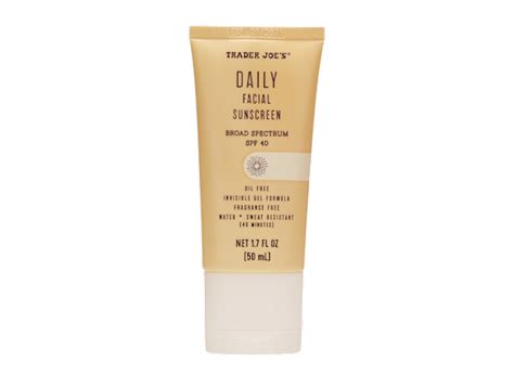 Trader Joes Daily Facial Sunscreen Spf 40 Sunscreen Review Consumer