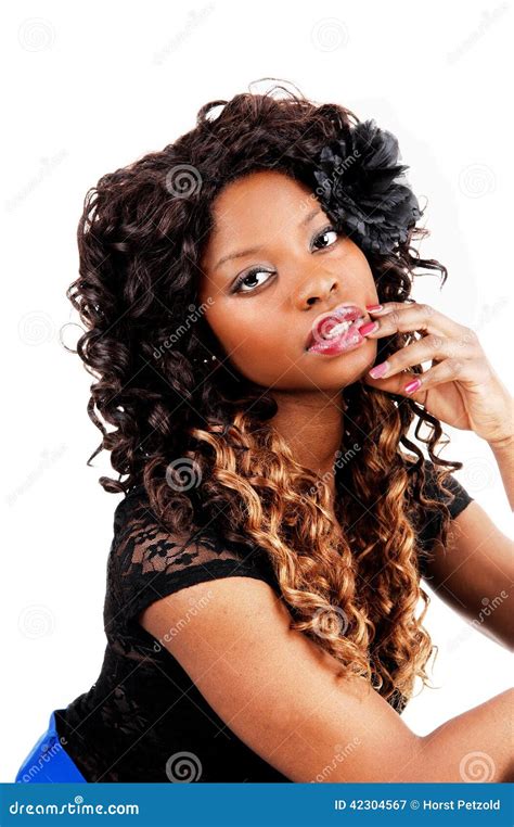 Pretty Jamaican Girl Stock Image Image Of Long Fashionable 42304567