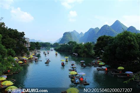 春季桂林山水风光摄影图片 大图网图片素材