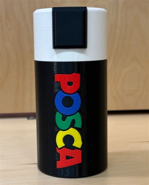 Posca Markers Case By 3d Obj Makerworld Download Free 3d Models