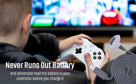 Gamer Gear Xbox 360 Controller Wireless Charging Cable Xbox