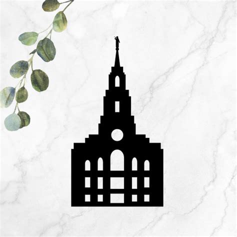 Layton Utah Temple Lds Svg Png Cricut Silhouette Digital File Etsy