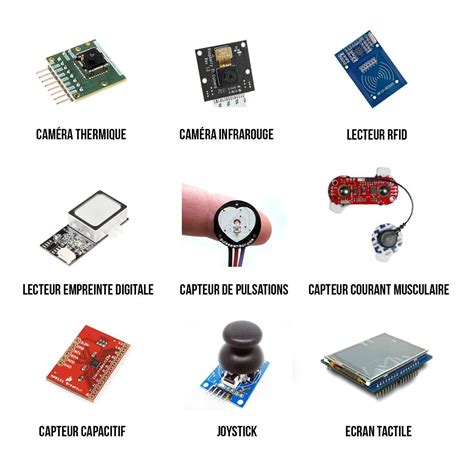 Liste Des Capteurs La Fabrique DIY