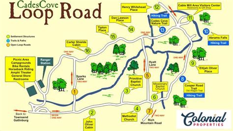 Cades Cove Nc Map Danica Dominique