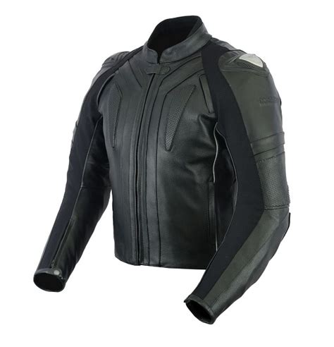 PACK DE CHAQUETA Y GUANTES DE MOTO EN PIEL CON PROTECCIONES