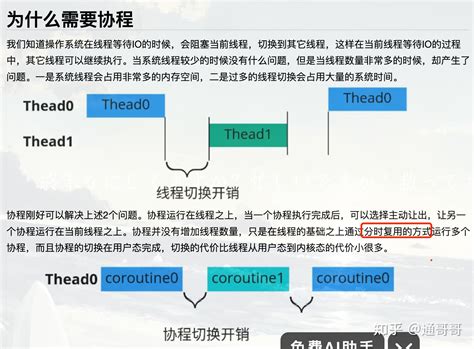 线程与协程在上下文切换方面的差异 知乎