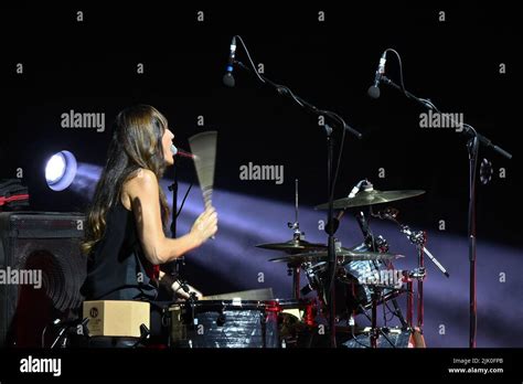 Marina Rei During The Carmen Consoli Concert Volevo Fare La Rockstar