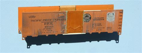 Modeling The Sp Kitbashing A Pfe Class R 40 26 Refrigerator Car
