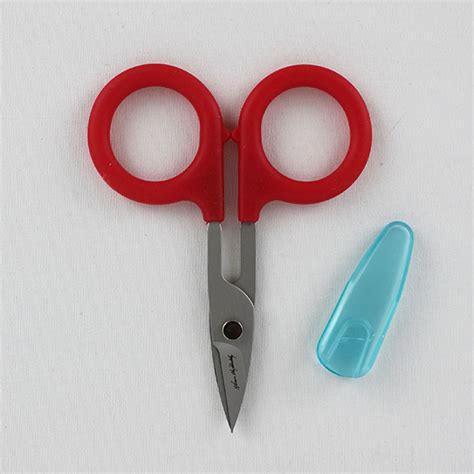 Karen Kay Buckley Perfect Curved Scissors Small Red Handle The