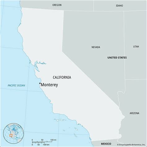 Monterey California Map History And Facts Britannica