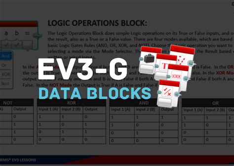 EV3 G DATA BLOCKS
