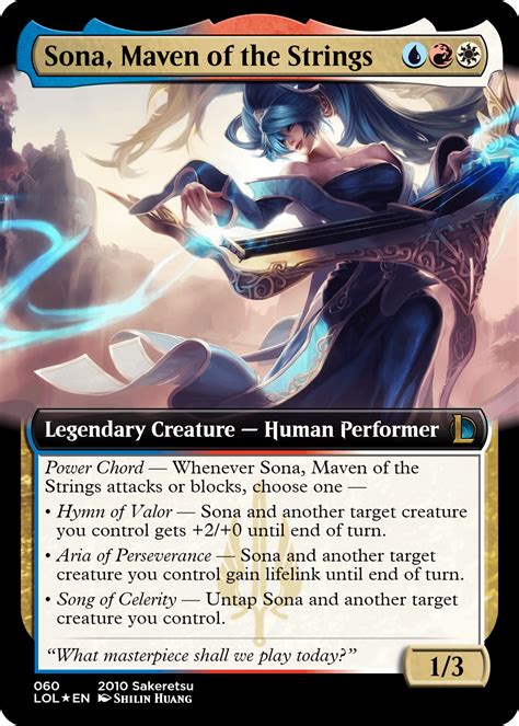 sona maven of the strings r custommagic