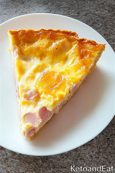 Easy Carnivore Ham And Cheese Quiche Crustless