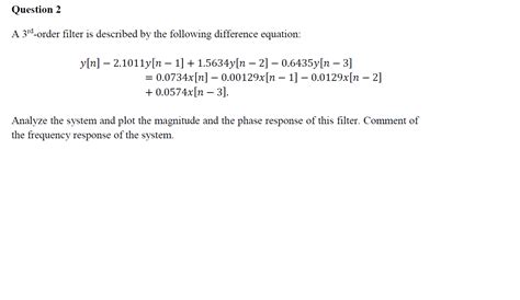 Solved Matlab Question Kindly Help To Come Up With The Code Chegg