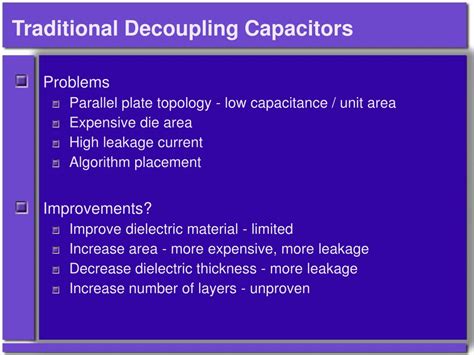 Ppt A High Density Carbon Nanotube Capacitor For Decoupling