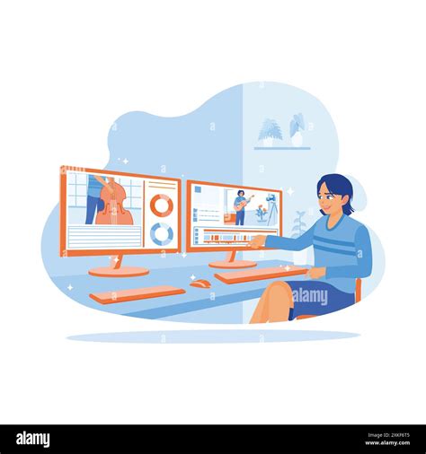 Digital Film Editing Movie Stock Vector Images Alamy