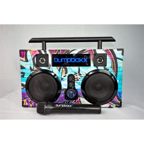 Bumpboxx Ultra Nyc Graffiti Boombox Wireless Bluetooth Speaker With