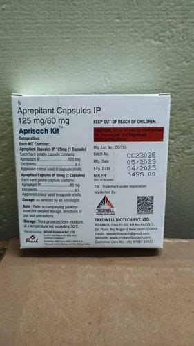 Aprepitant Kit At ₹ 510 Stripe Chemotherapy Product In New Delhi Id