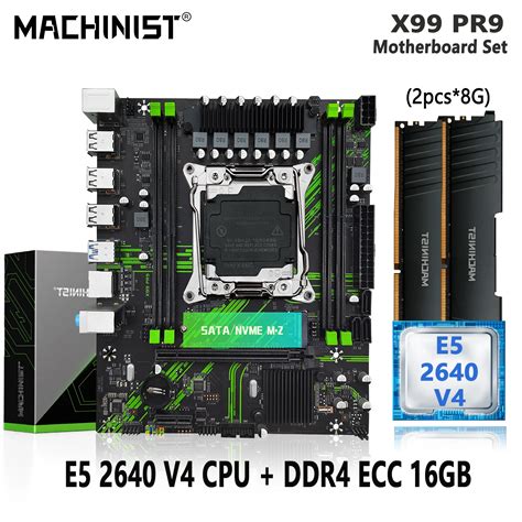 Machinist Pr X Motherboard Set Lga Kit Xeon E V Cpu Processor G X G Ddr Ram