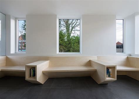 Joshua Florquin Creates Angular Wooden Joinery For Doctors Surgery