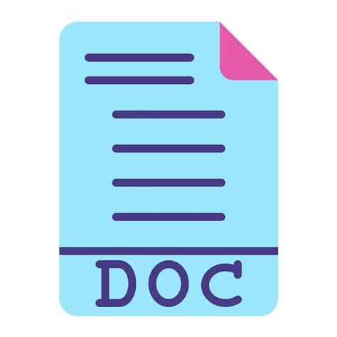 Premium Vector Vector Design Doc Icon Style